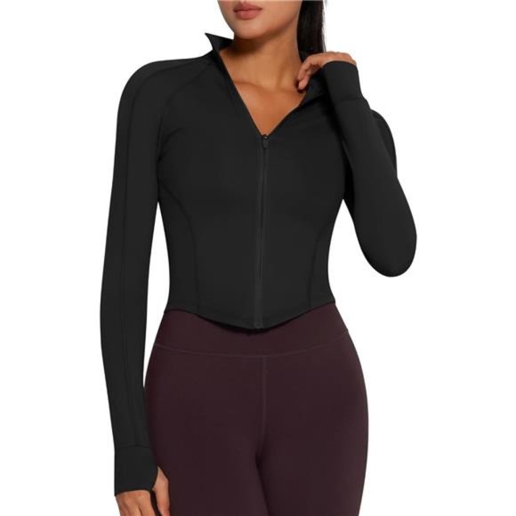 Other | Womens Zip Up Bbl Jacket Lightweight Cropped Athletic Jacket ...